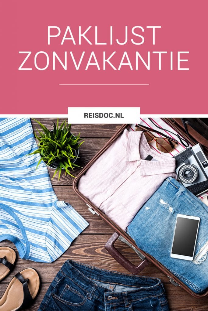 Paklijst zonvakantie: dit wil je absoluut meenemen